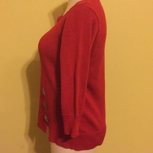 Putorti | Sweaters | Neiman Marcus Putorti Red Ribbed Scoop Neck | Poshmark
